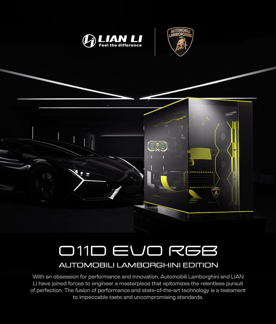 Lian Li O11D EVO RGB Automobili Lamborghini Edition - Inet.se